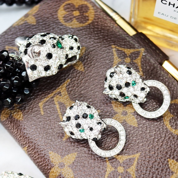 Kenneth Jay Lane | Jewelry | Vintage Kenneth Lane Bookpiece Leopard ...